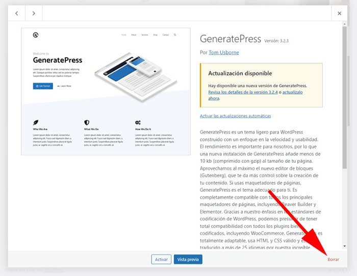 Eliminar temas de WordPress que ya no usas【Pasos】