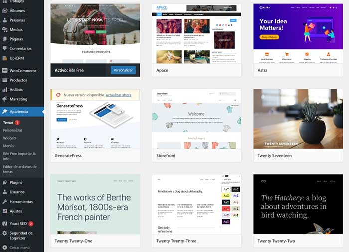 Eliminar temas de WordPress que ya no usas【Pasos】