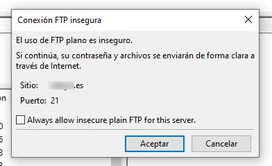 FileZilla: Cómo solucionar error de conexión con TLS【Pasos】