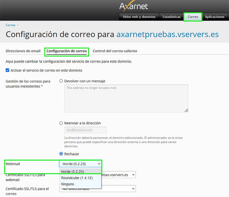 Gestionar tu email en webmail con Horde【Guía】