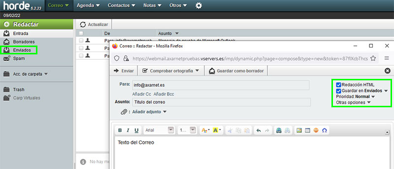 Gestionar tu email en webmail con Horde【Guía】