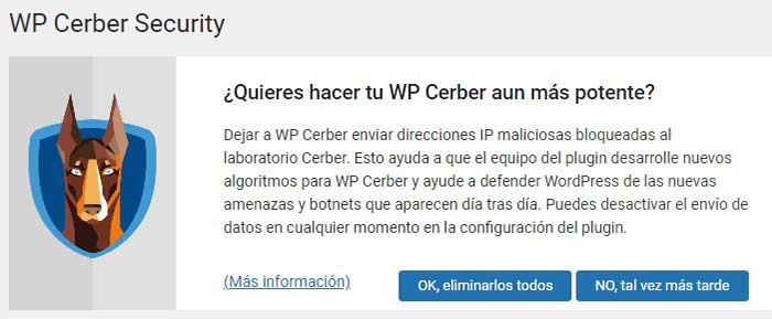 WP Cerber: el plugin de seguridad para WordPress【Guía】