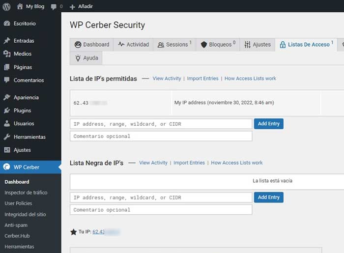 WP Cerber: el plugin de seguridad para WordPress【Guía】