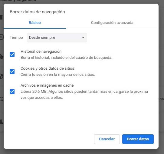 Cómo borrar las cookies del navegador web【Pasos】