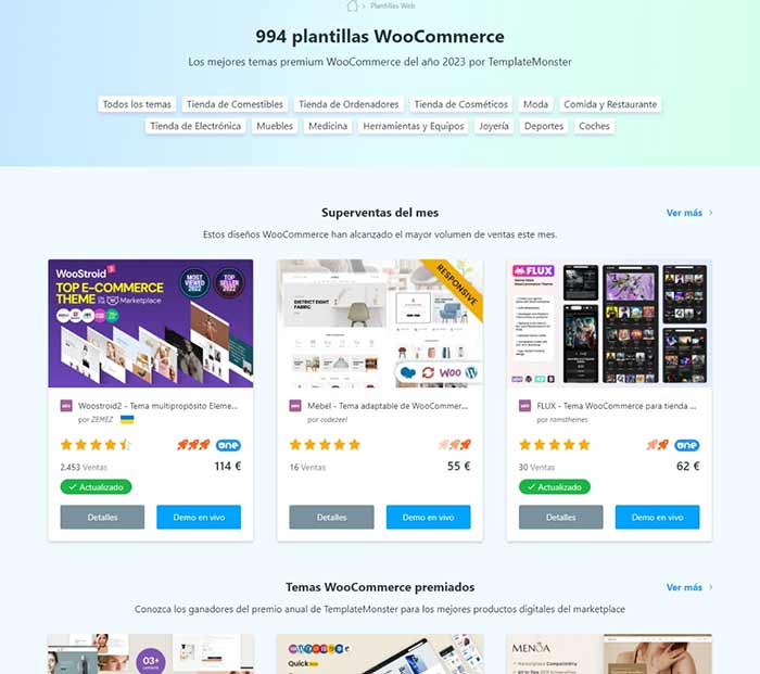 Mejores sitios para descargar temas WooCommerce【Top】