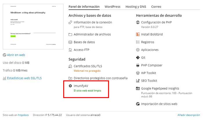 Imunify: antivirus y antimalware en tu hosting web【Guía】