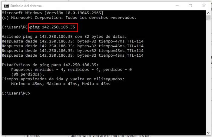 Cómo hacer ping a una IP Windows macOS y Linux