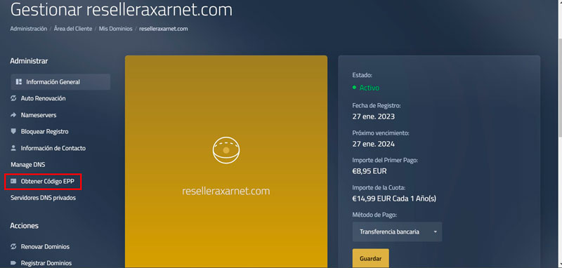 Authcode o código EPP: qué es y cómo lo solicito【Guía】