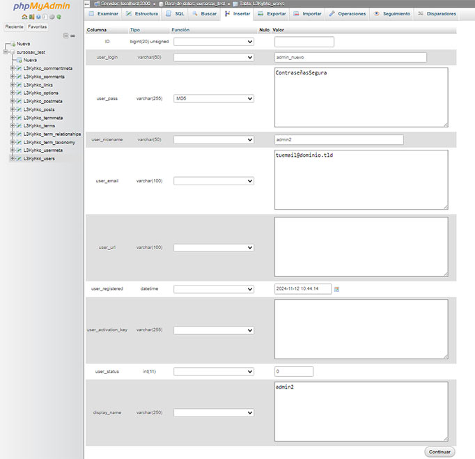Crear un Administrador de WordPress desde phpMyAdmin 【Guía】