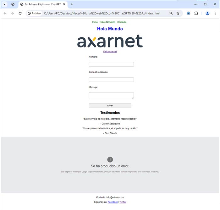 Pasos para crear una web con ChatGPT 【Guía Completa】