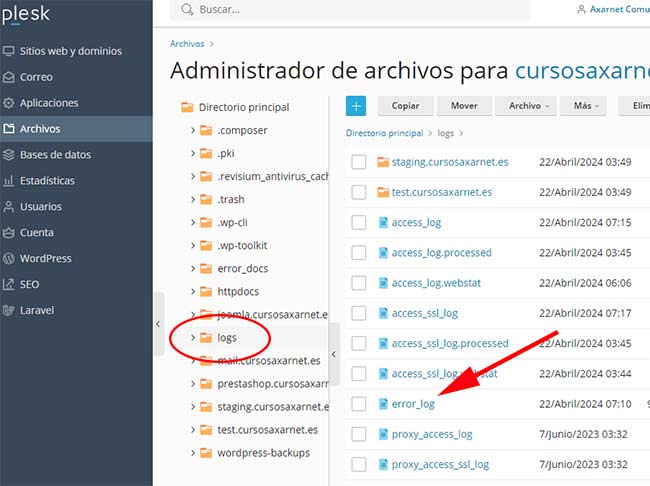 Logs de errores en WordPress y cómo usarlos 【Guía】