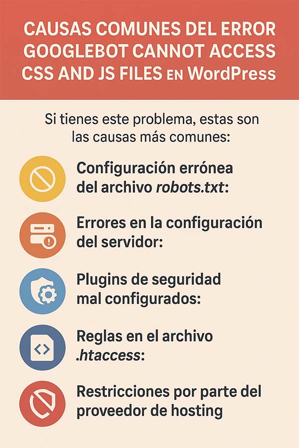 Googlebot cannot access CSS and JS files WordPress【Solución】